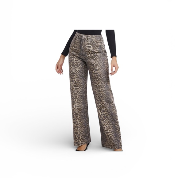 Easel Los Angeles | Jeans | Leopard Print Womens Jeans | Poshmark